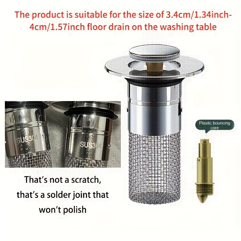 Stainless Steel Floor Drain Press Type Sink Stopper – CRAZE