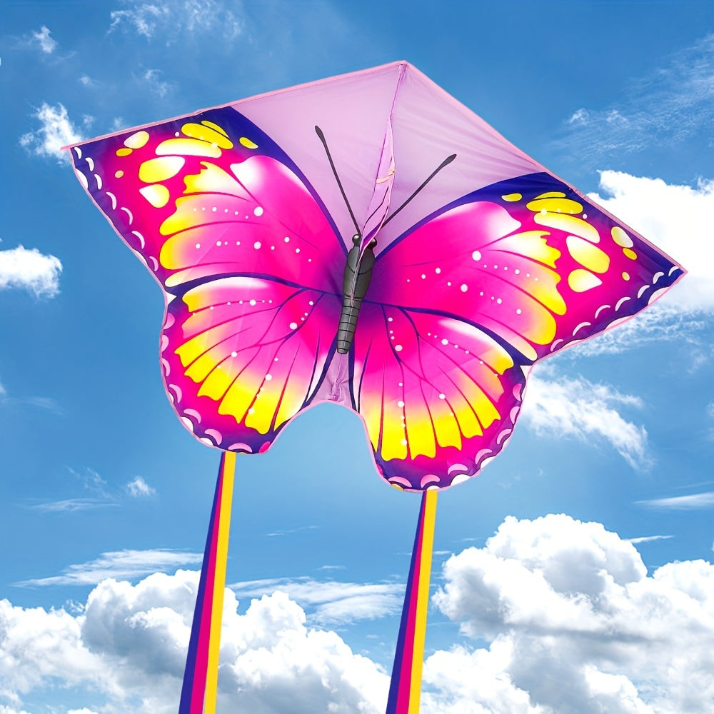 Colorful Butterfly Cartoon Kite with 50 Meters String – CRAZE