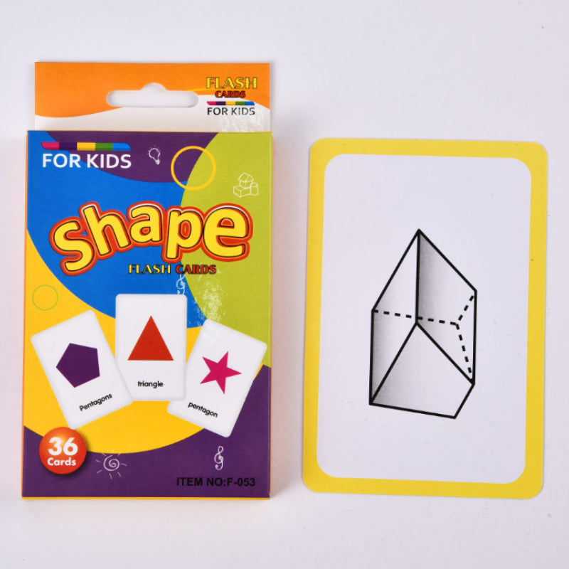 36pcs Double Sided Flash Cards for Kids' Cognitive Development – CRAZE