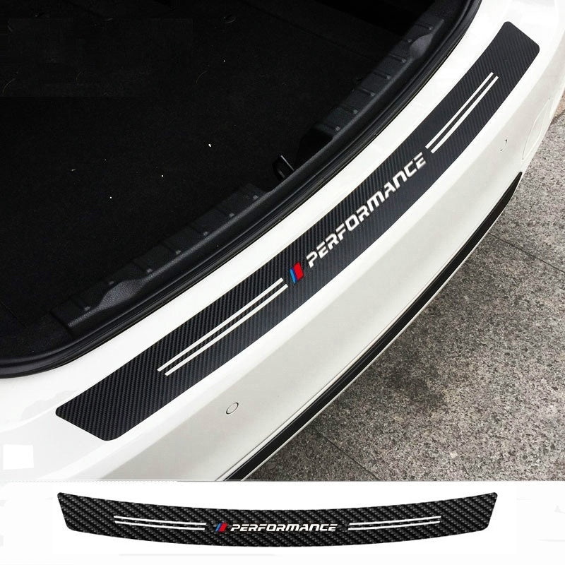 Enhance BMW Look: Carbon Fiber Performance Rear Bumper Sticker – CRAZE