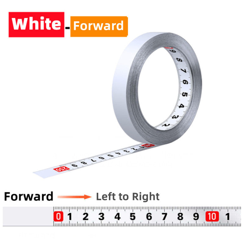 Self Adhesive Measuring Tape Stainless Steel Ruler Metric Scale – CRAZE