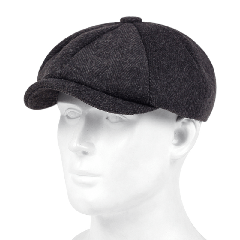 Men's Octagonal Berets Newsboy Cap Painter Hat – CRAZE