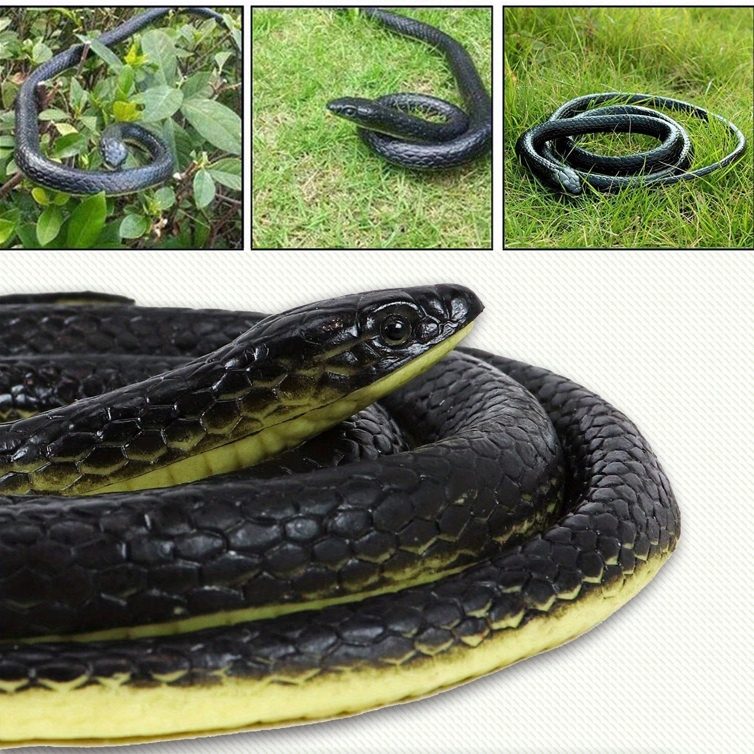 Rubber Snake Model 50 Inch Halloween Prank Toy – CRAZE