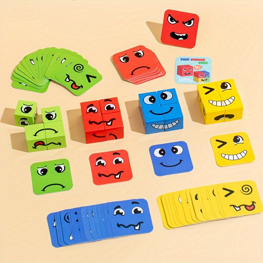 Wooden Cube Building Blocks Set Develops Problem Solving Skills – CRAZE