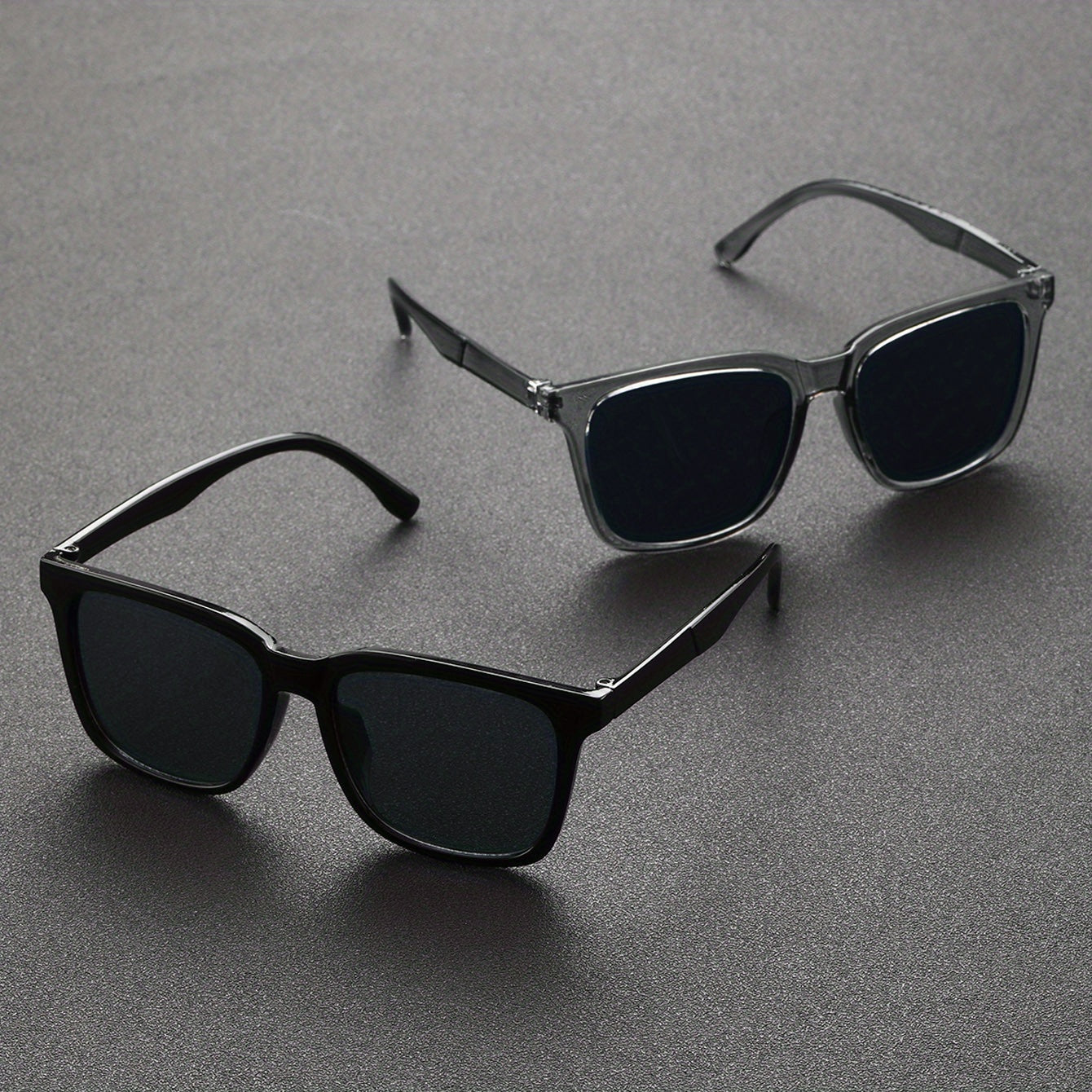 2pairs Large Frame Men's Sunglasses for Street Photography – CRAZE