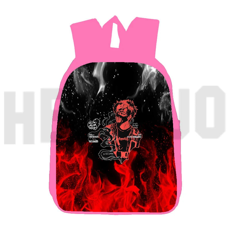 3D Anime Corpse Husband Backpack 12/16 Inch Pink Teen Travel Pack – CRAZE