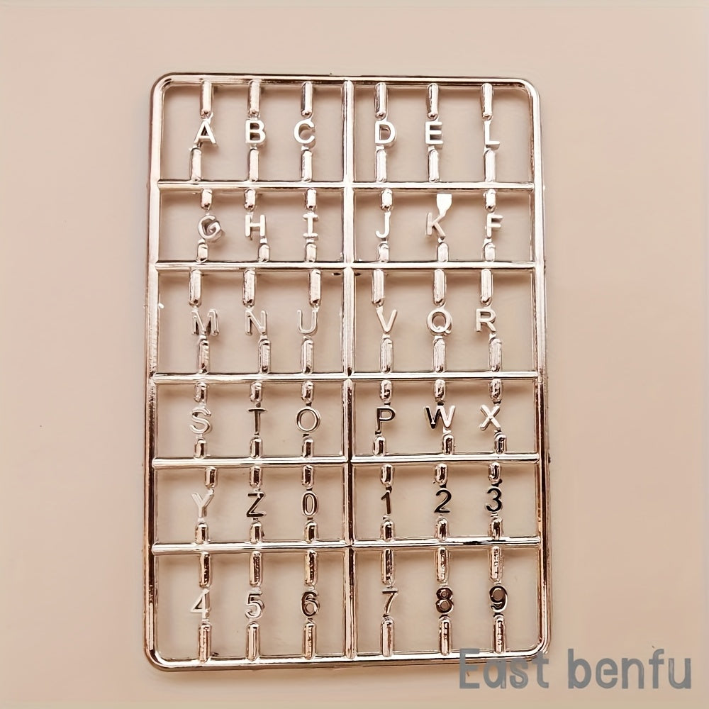 Mini Alphabet Number Boards Set for Dollhouses DIY House Numbers – CRAZE