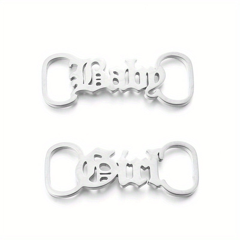 Stainless Steel Name Plate Shoe Clips For Men – CRAZE