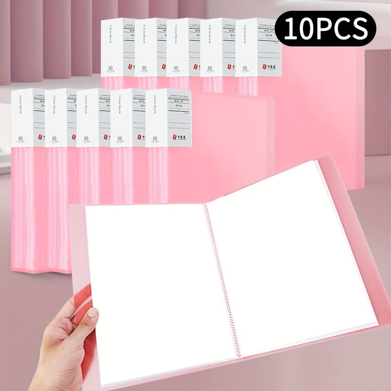 10pcs File Manager Document Organizer Exam Paper Storage Folder – CRAZE