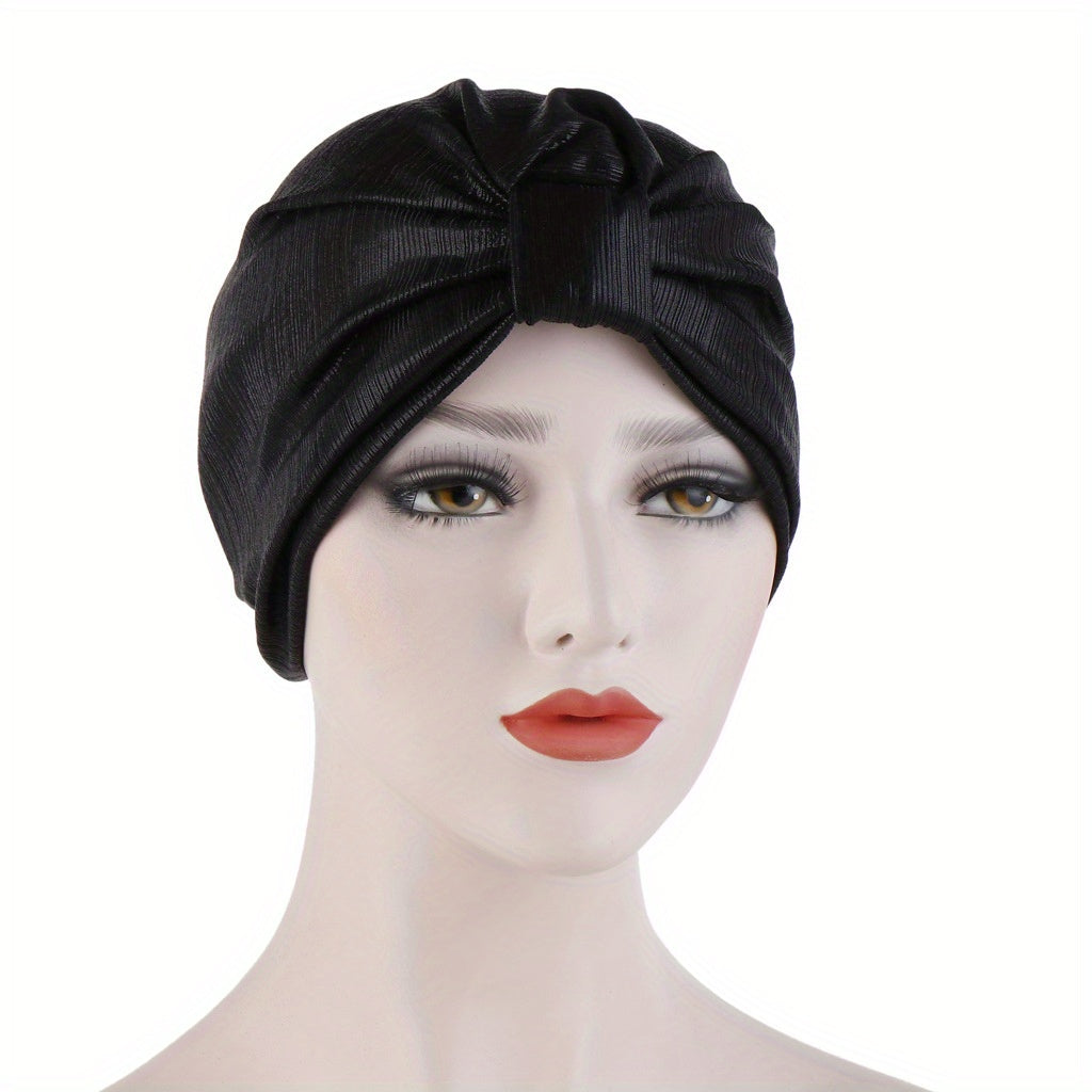 Elegant Laser Hot Stamping Turban Cap for Women – CRAZE