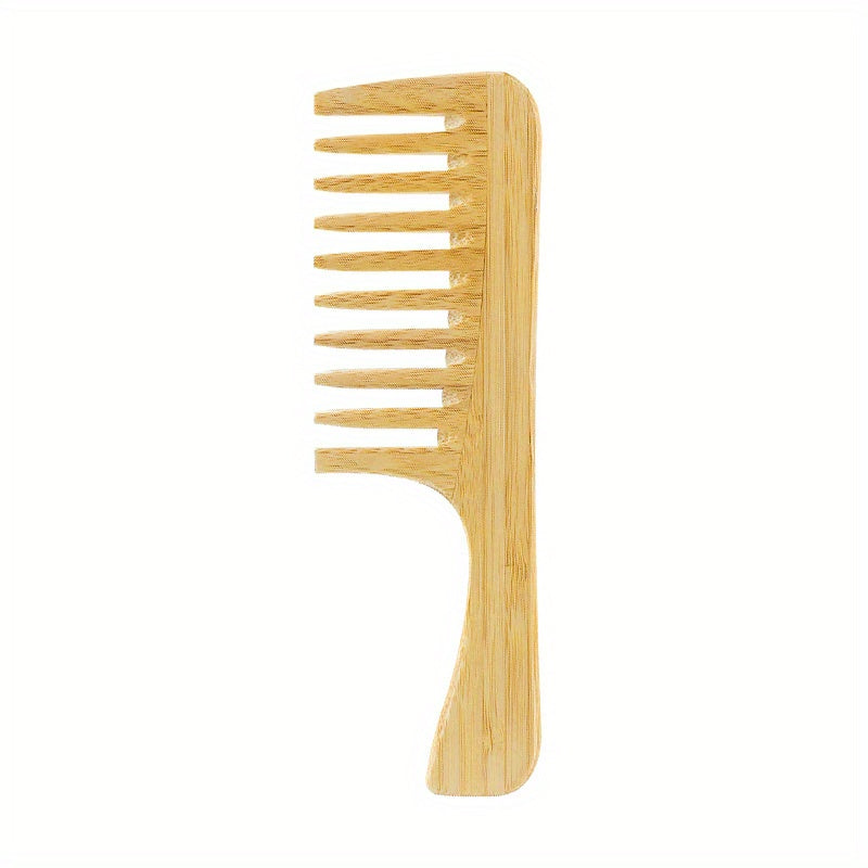 Wooden Hair Comb Wide Tooth Hair Brush Anti Static Hairdressing Comb ...