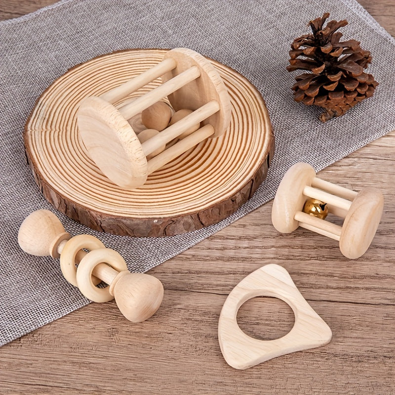 Wooden Baby Bell Ring Tone Toy - Teeth Grinder – CRAZE
