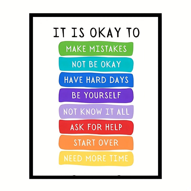 Be Yourself Motivational Poster for Classroom – CRAZE