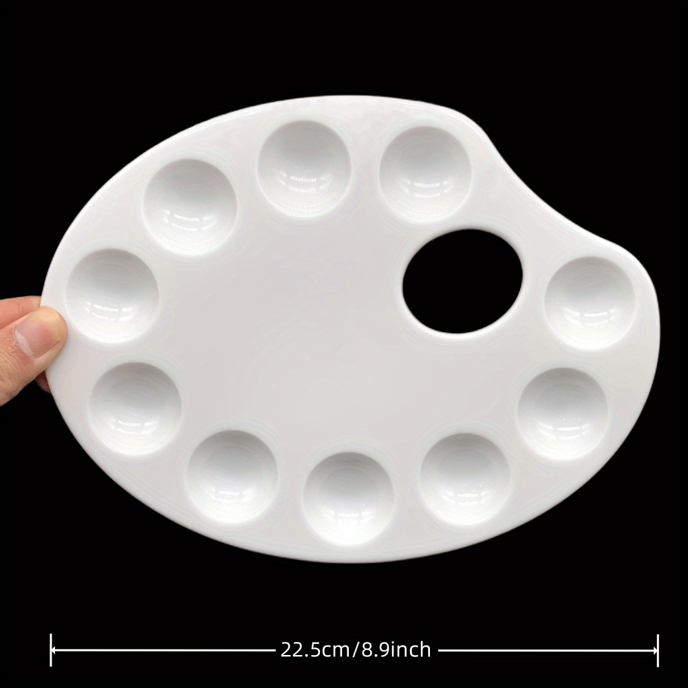 Eco-Friendly Plastic Reusable Painting Palette for Various Paint Types ...