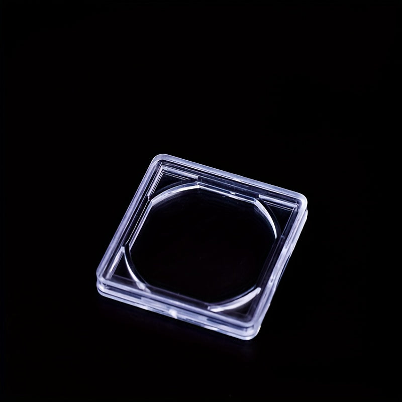 10Pcs Commemorative Coin Square Special Box Crescent Mouth Collection ...