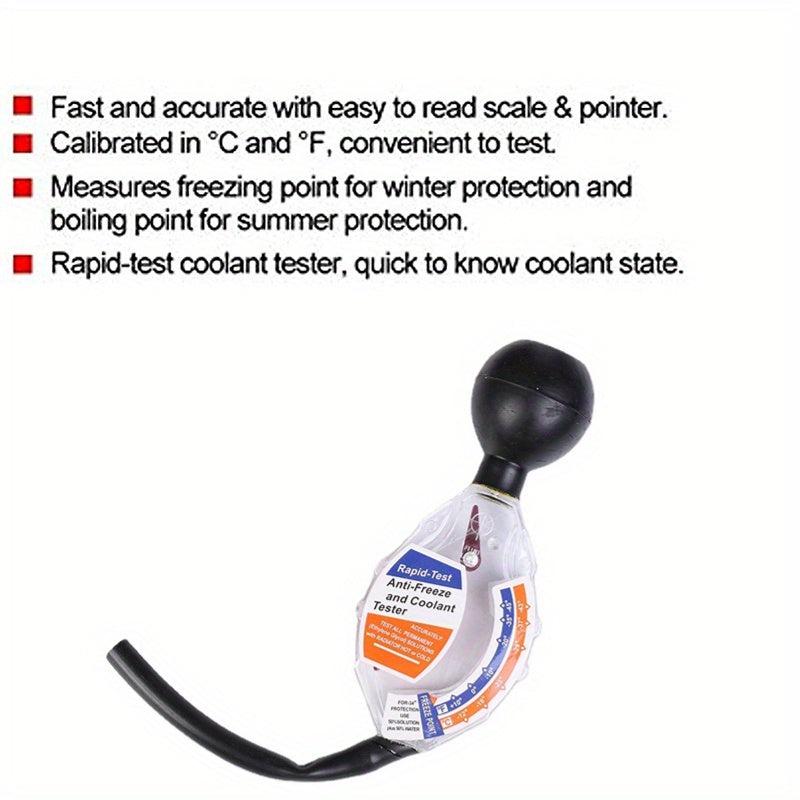 Coolant Tester Rapid Test Anti Freeze Densitometer Automotive ...
