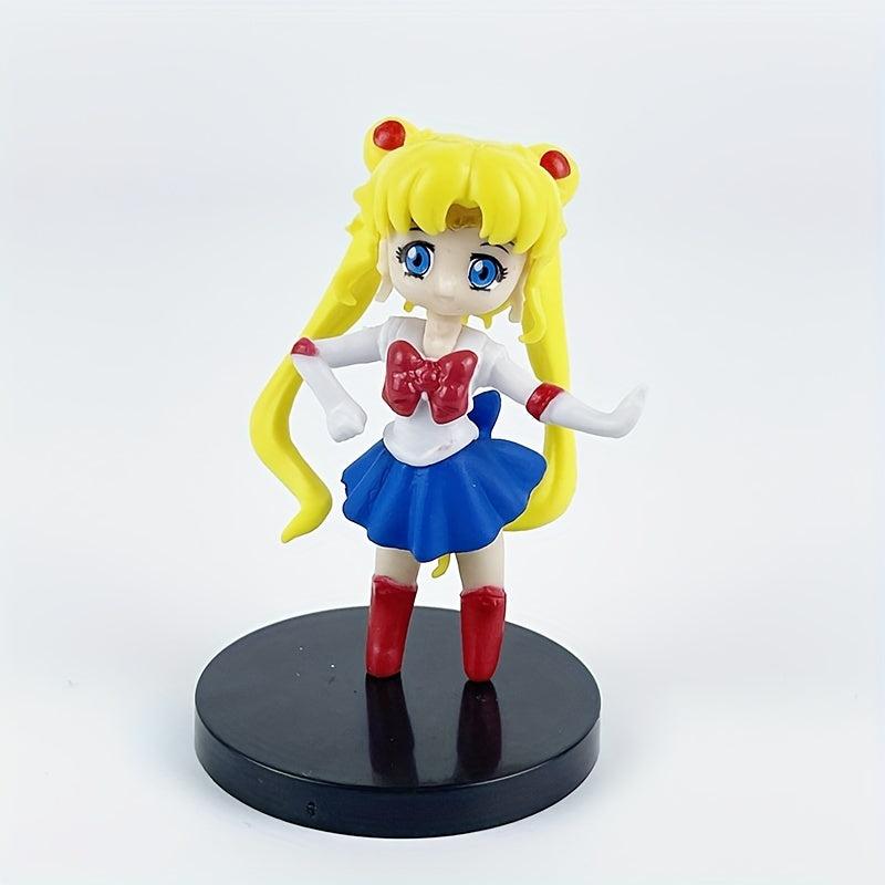 6 Pcs Anime Cartoon Character Figure Set Decoration – CRAZE