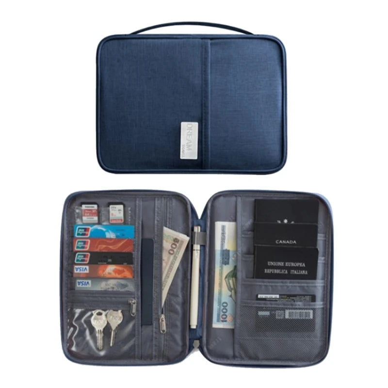 Travel Passport Holder Wallet Family Document Organizer – CRAZE