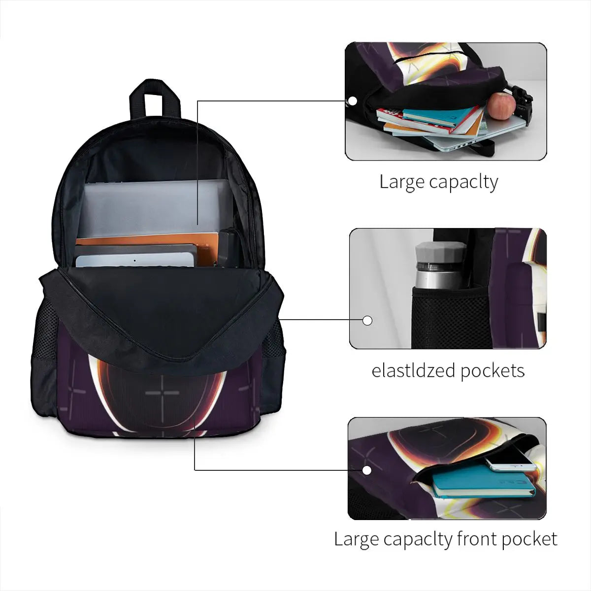 Bewitching Glossy Sphere Backpacks Men's & Women's Bags – CRAZE