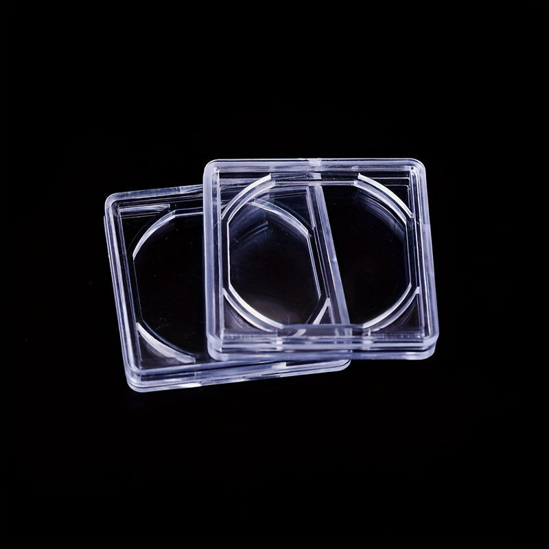 10Pcs Commemorative Coin Square Special Box Crescent Mouth Collection ...