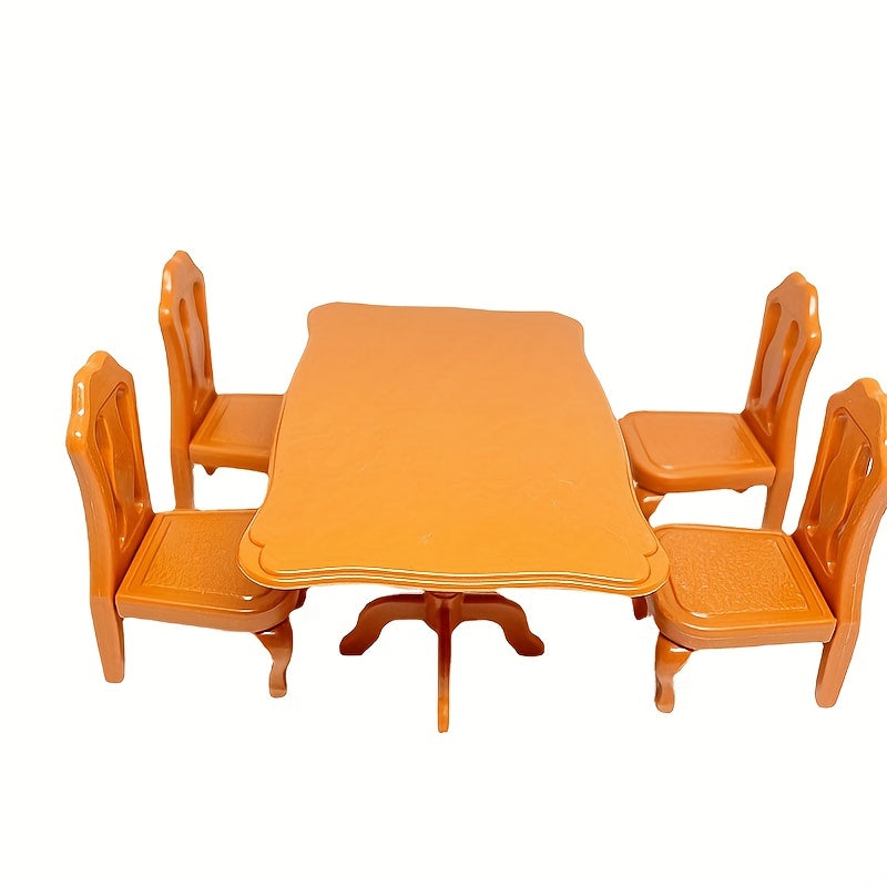 Mini Dining Table Play House Furniture Set – CRAZE