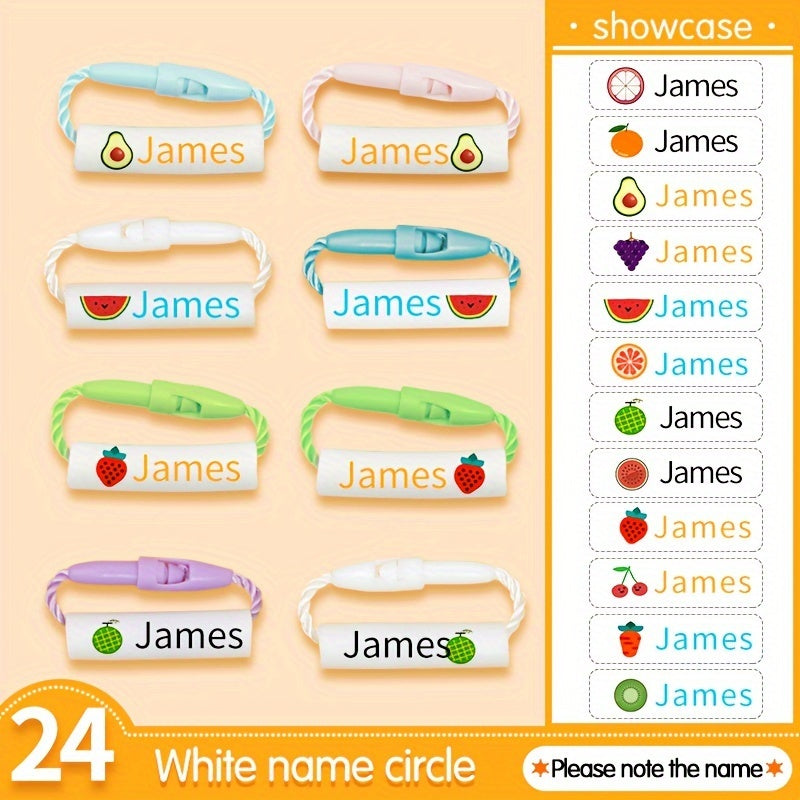 Custom Reusable Waterproof Name Tags with Hanging Rope Buckles – CRAZE