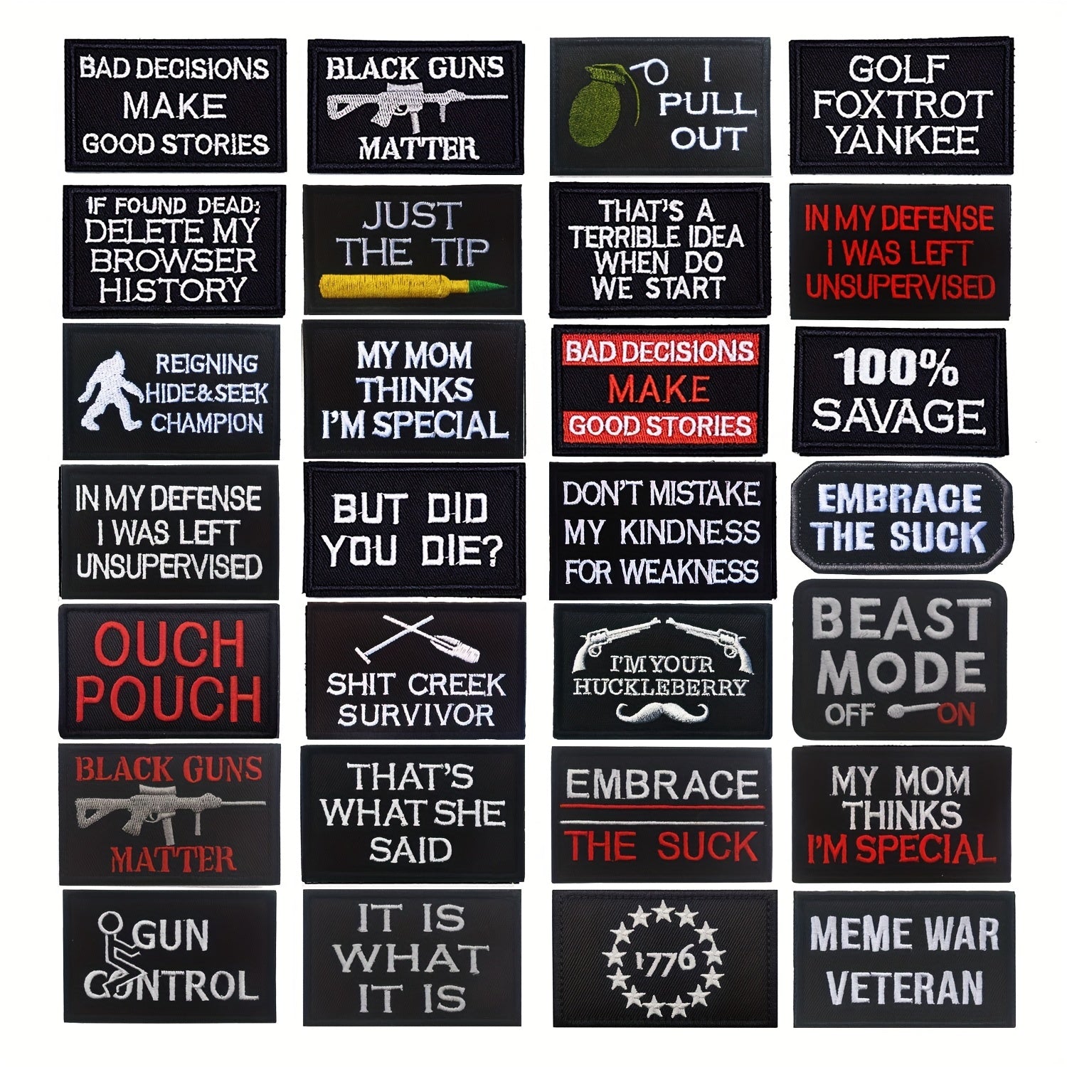 Funny Tactical Military Morale Patch – CRAZE